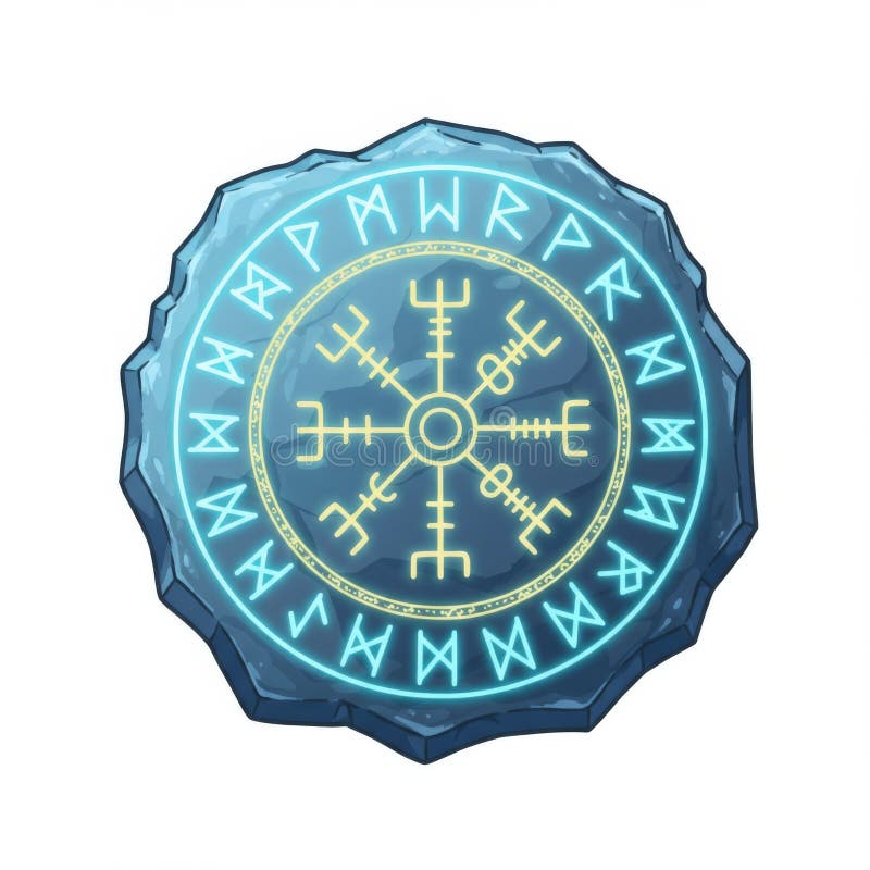 Blue Ancient Viking Circle Symbol Stock Illustrations – 421 Blue ...