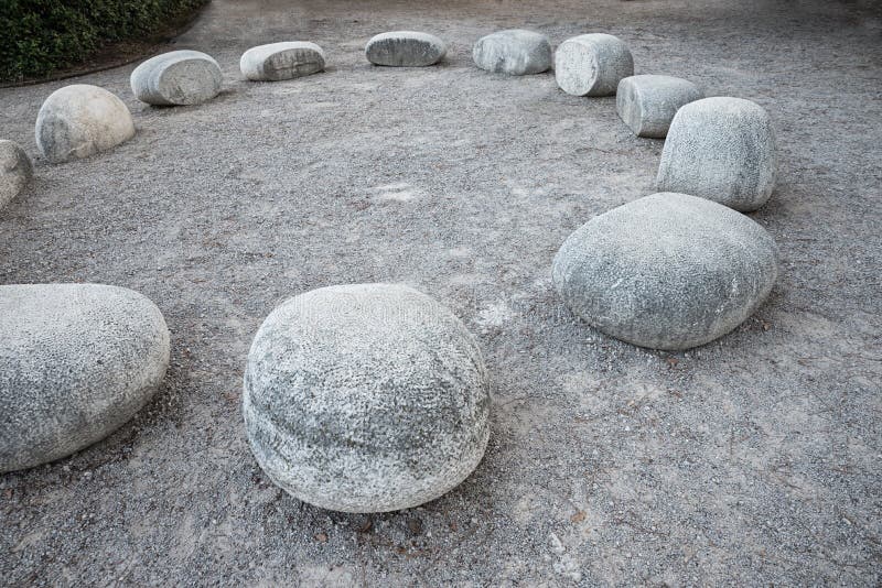 Stone Circle with Big Boulders Stock Image - Image of boulders ...