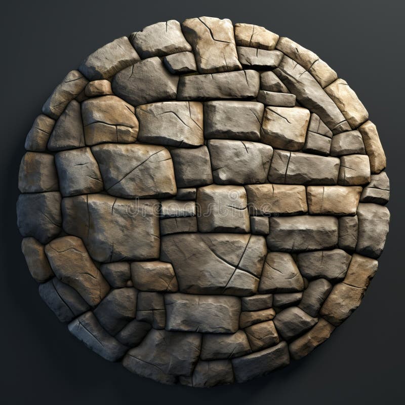 Medieval Stacked Stone Tile: Detailed, Realistic, Seamless Texture ...
