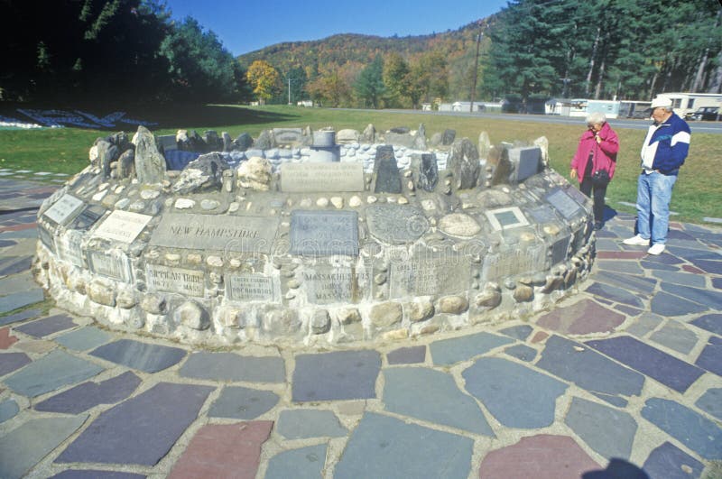 Stone Circle at Mohawk Park, West Massachusetts Editorial Stock Photo ...