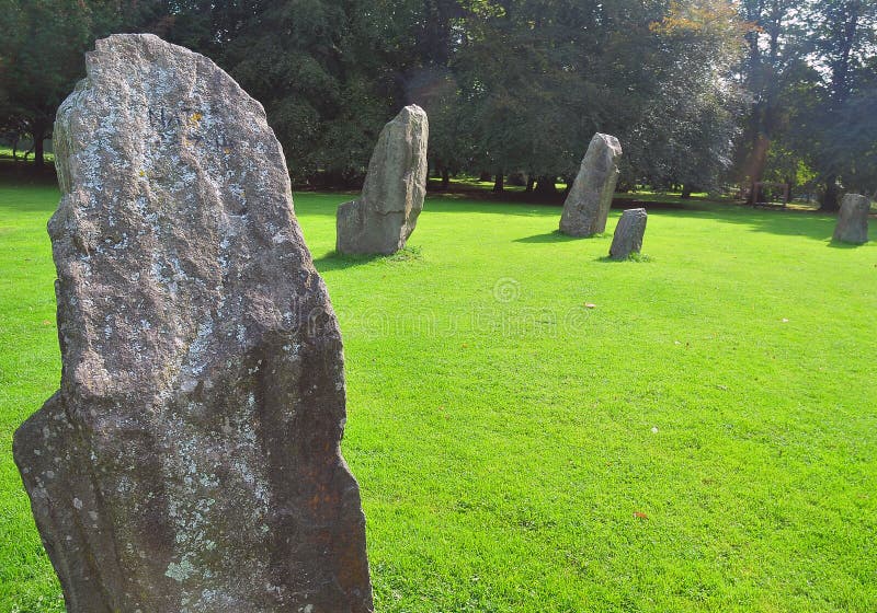 Stone circle in Wales stock image. Image of circle, menhir - 55221759