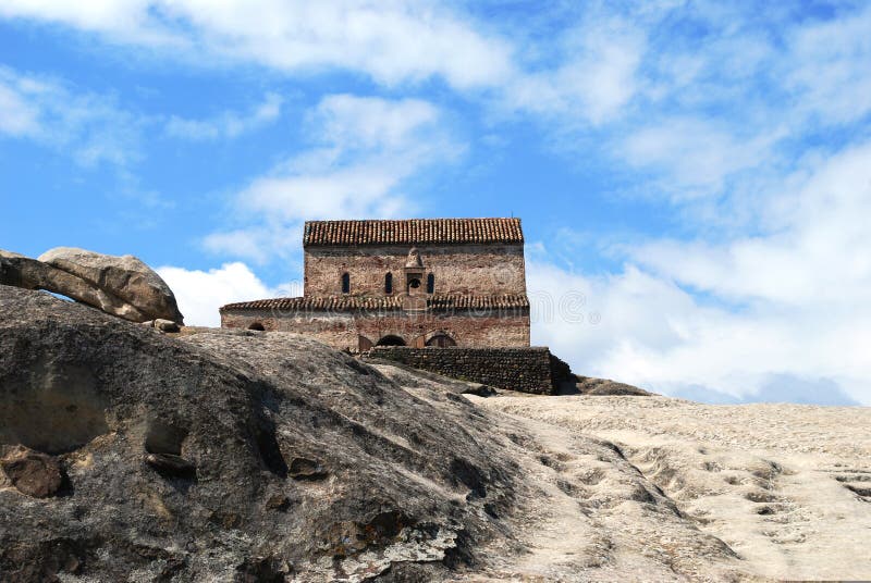 Stone city in Georgia stock image. Image of entrance, ancient - 5816323