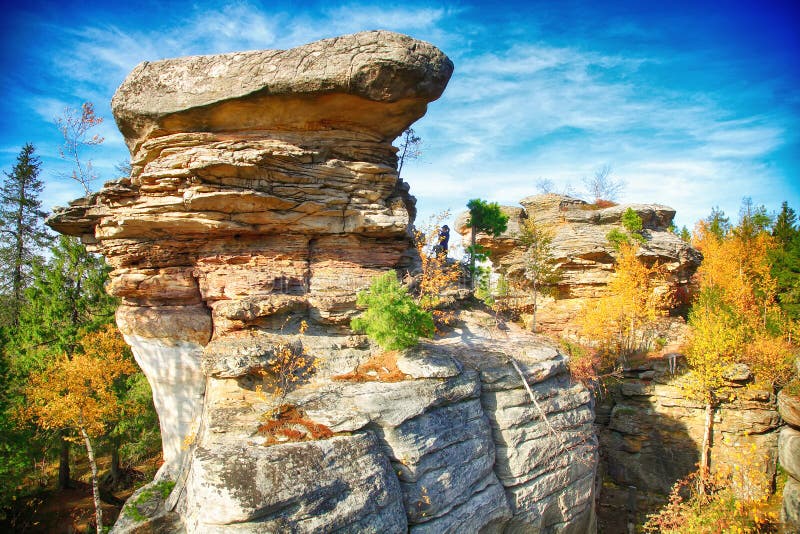 Stone city stock image. Image of autumn, stones, landscape - 51037123