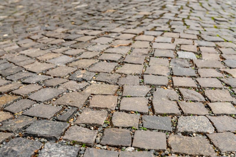 Stone City Square from Cobblestones Old and Weathered Solid Background ...