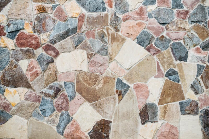 Stone Cladding Wall Background. Stock Photo - Image of background ...