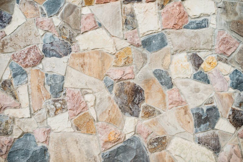 Stone Cladding Wall Background. Stock Image - Image of brick, design ...