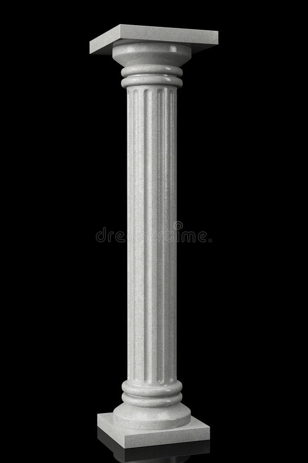 Stone Classic Greek Column stock image. Image of classic - 38345219