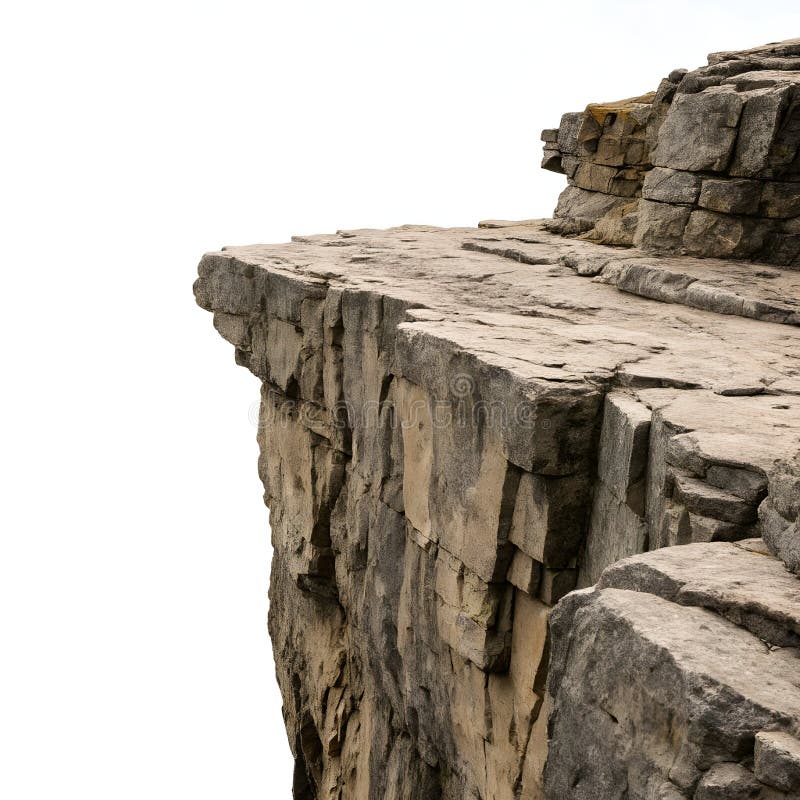 Stone Cliff Edge stock illustration. Illustration of stone - 356603128