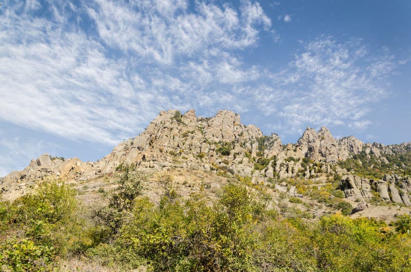 Stone Collapse in the Mountains Stock Image - Image of scene, stone ...