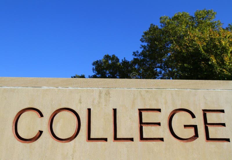 College Sign