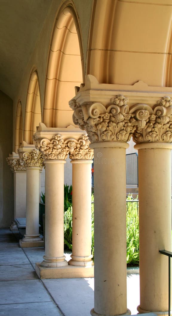 Stone Colonade stock image. Image of arch, plaza, summer - 1656317