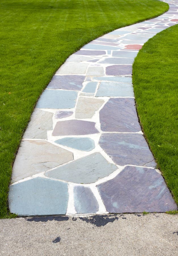 Stone Color Walkway stock photo. Image of orange, path - 19503572