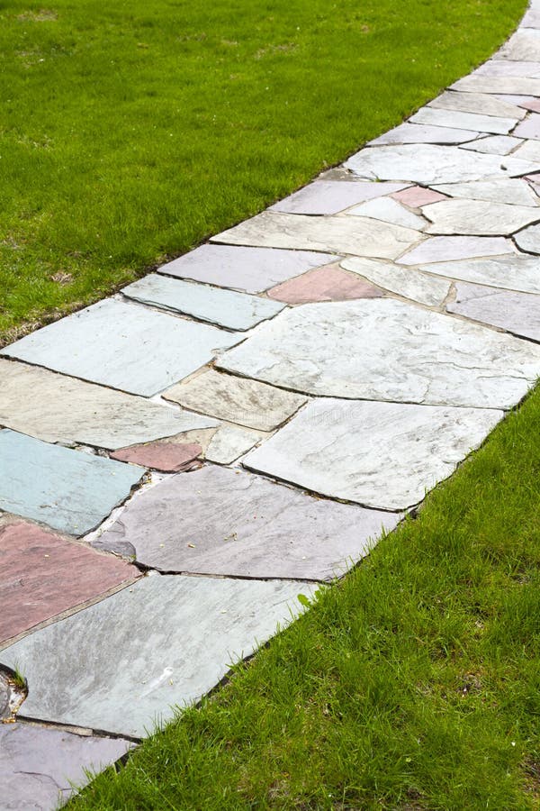 Stone Color Walkway stock photo. Image of orange, path - 19503572