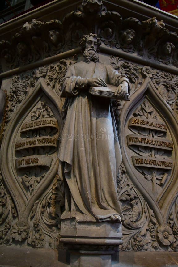 Stone Columns in St. Patrick& X27;s Editorial Photo - Image of detail ...