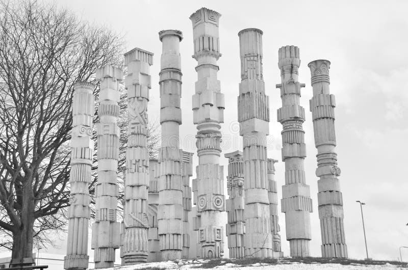 Stone Columns stock image. Image of scotland, design - 51298643