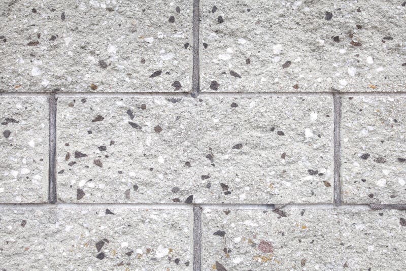 Stone or Concrete Block Wall Stock Image - Image of building ...