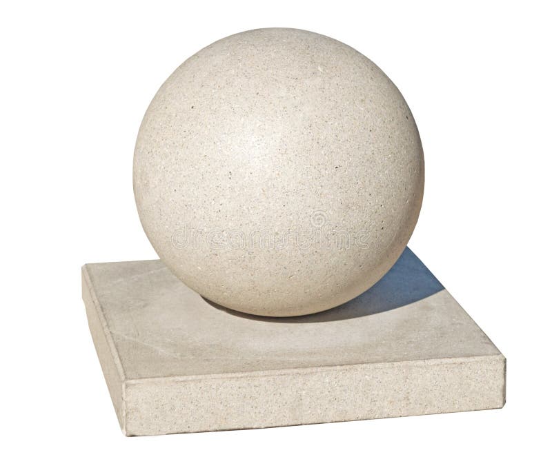 Stone concrete sphere stock image. Image of color, abstract - 80890707