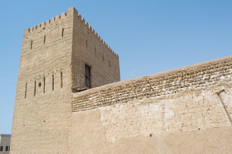 Ancient arabic castle stock photo. Image of emirates, arabic - 8357756