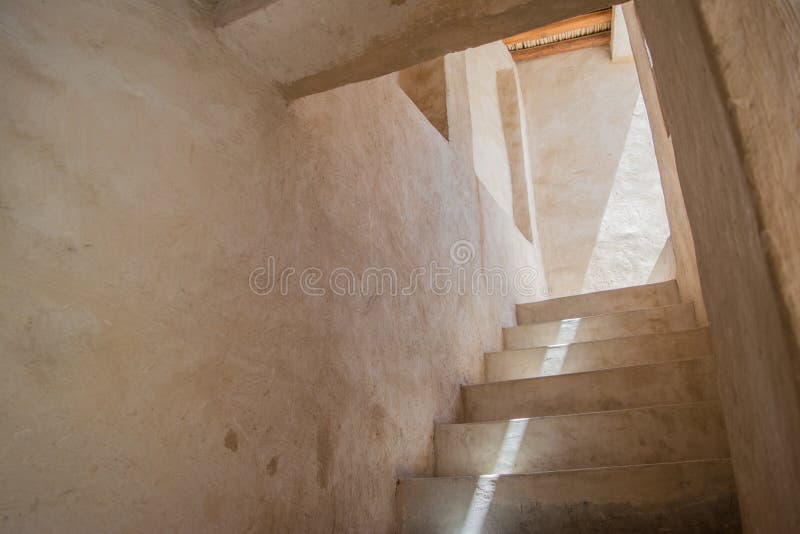 Stairs in Arabian Medina by Night Stock Image - Image of arabian ...
