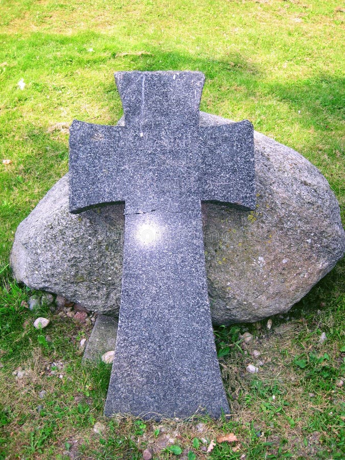 Stone cross stock image. Image of symbol, spirituality - 24107195