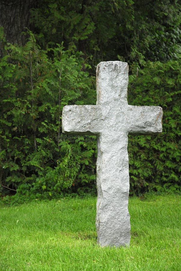 Stone Cross stock photo. Image of photography, foliage - 26913326