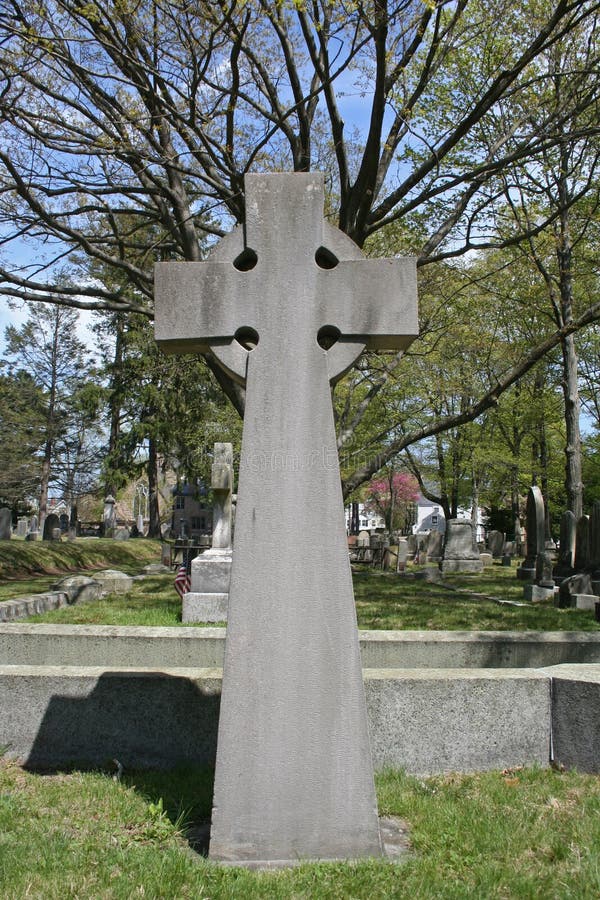 Stone Cross stock image. Image of stone, gravestone, cross - 5179751