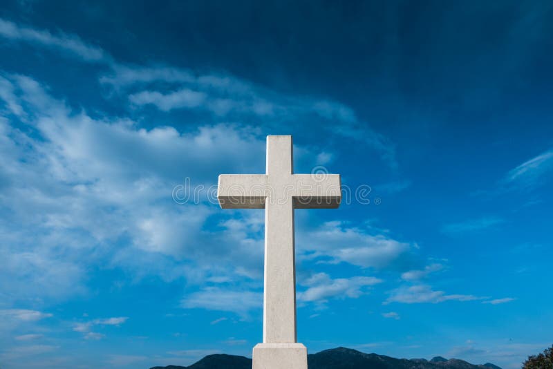 Stone Cross stock photo. Image of clear, timeless, stone - 347417278