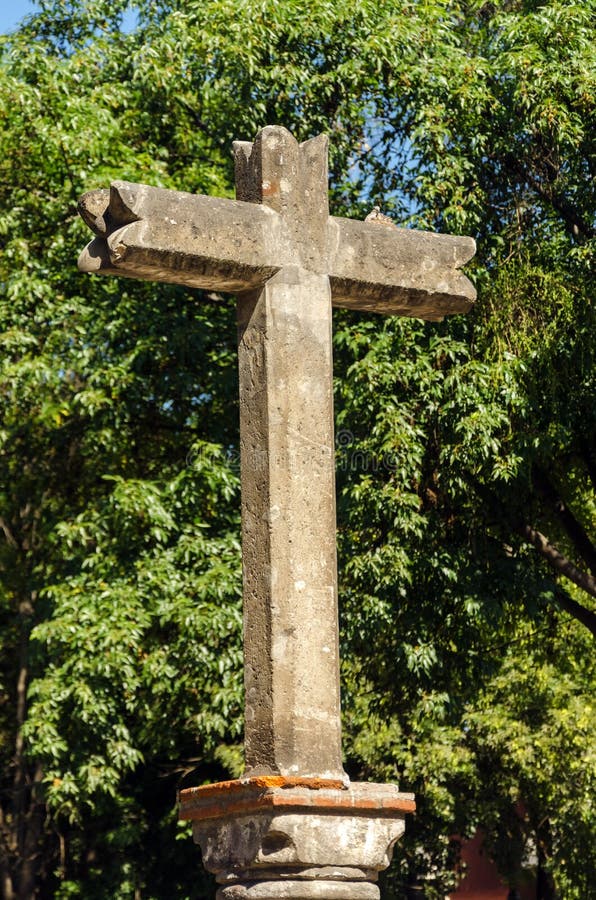 Stone Cross stock image. Image of catholicism, culture - 31573331