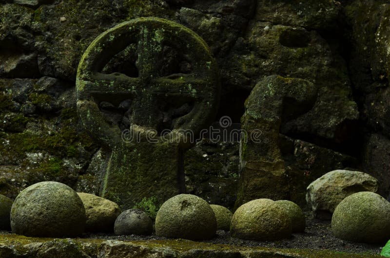 Stone cross stock image. Image of ancient, stone, castle - 42996765