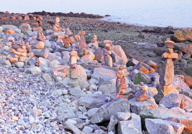 Stone Cross and Other Figures of Stones Stock Image - Image of cross ...