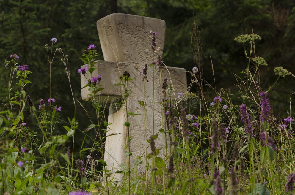 Stone cross stock image. Image of cross, christ, gone - 45153547