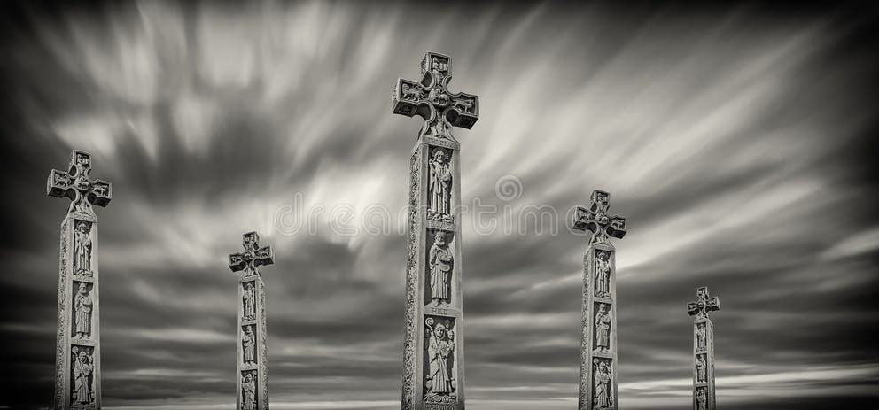Stone Crosses stock image. Image of christian, desolate - 38728267