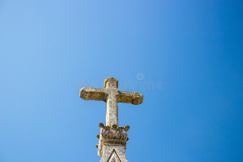 Stone crucifix stock image. Image of golgotha, christianity - 53676909