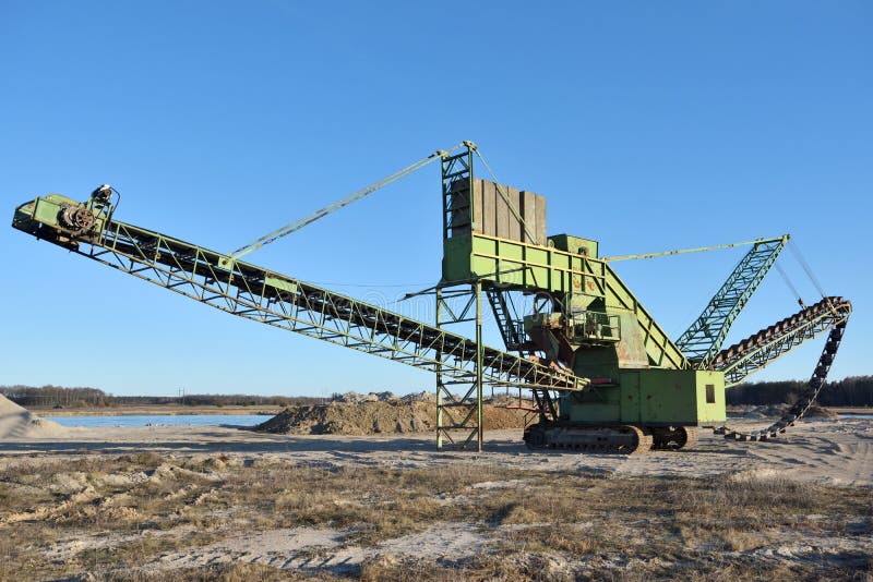 Stone Crusher in the Quarry Stock Image - Image of machine, outdoors ...
