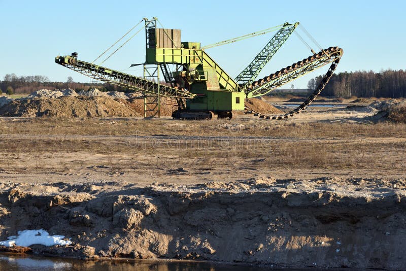 Stone Crusher in the Quarry Stock Photo - Image of industrial, gravel ...