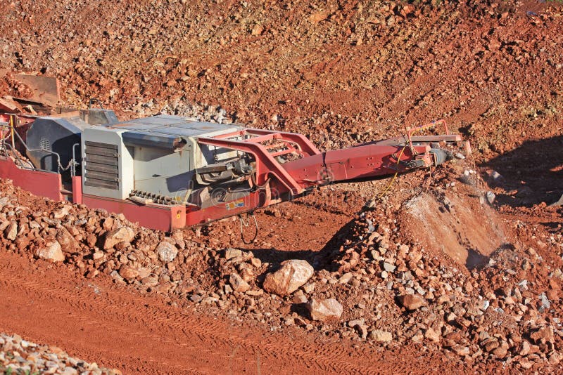 Stone Crusher stock image. Image of swing, heavy, front - 90857661