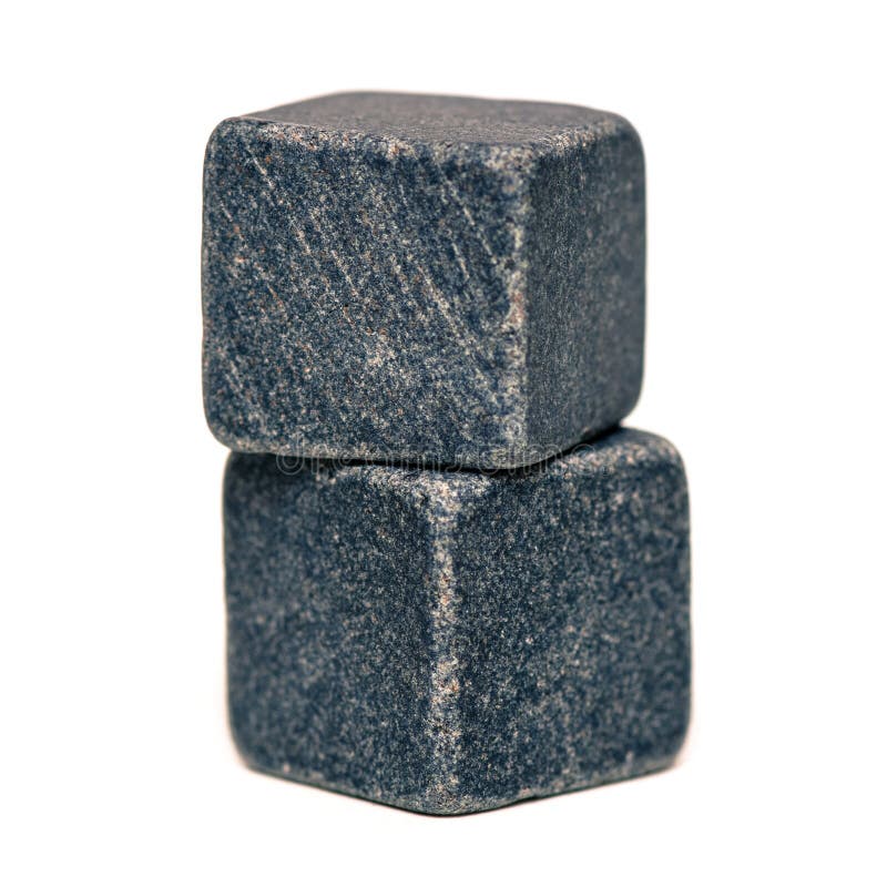 Stone cubes isolated stock photo. Image of technologies - 98660784