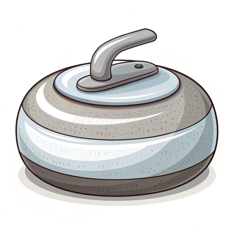 Stone for Curling Sport Game Vector Illustration Representing Essential ...
