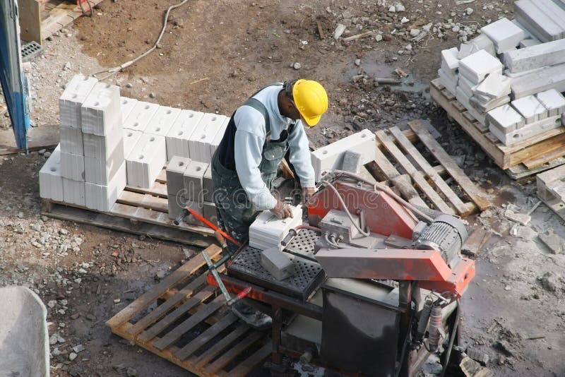 Stone Cutter editorial photo. Image of laborer, overalls - 16989366