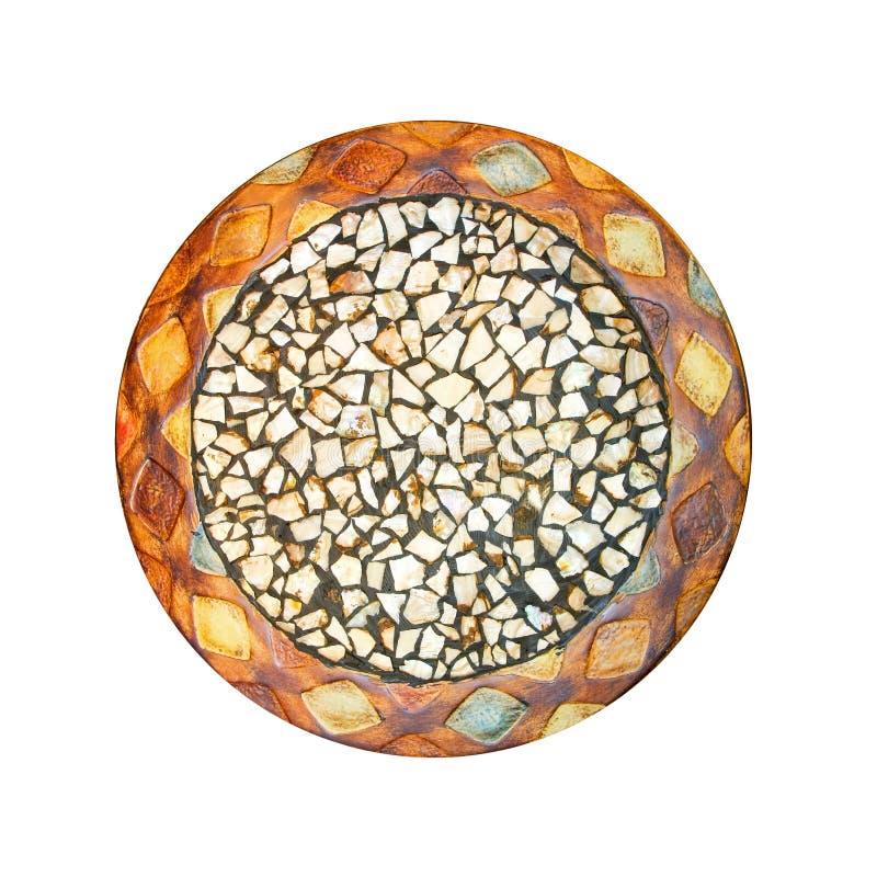 Stone decor stock image. Image of decor, round, natural - 12260419