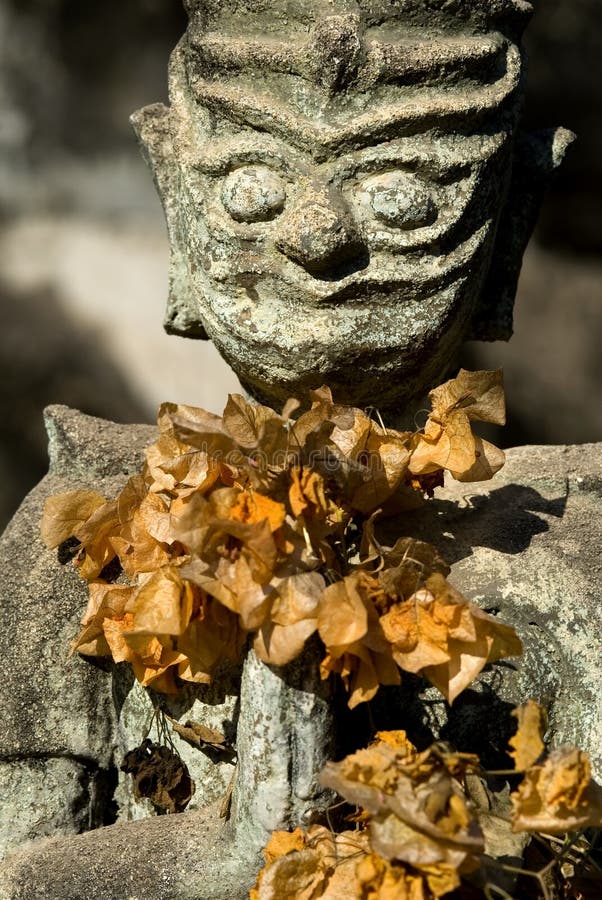 Stone Devil - Buddha Park, Vientiane. Laos Stock Photo - Image of ...