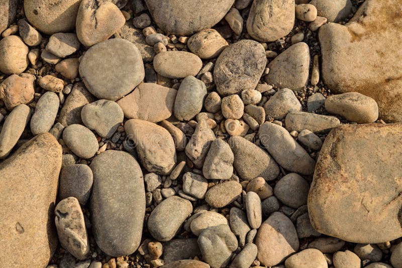 Stone of Different Shape and Size Background Texture Stock Image ...