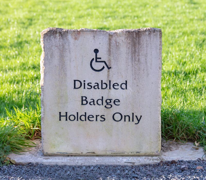 Disabled badge sign stock photo. Image of badge, traditional - 62632176