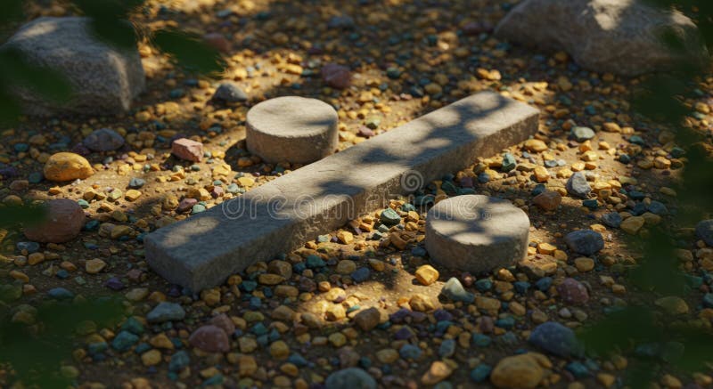 Stone Division Symbol in a Sun-Dappled Forest Setting: a Conceptual ...