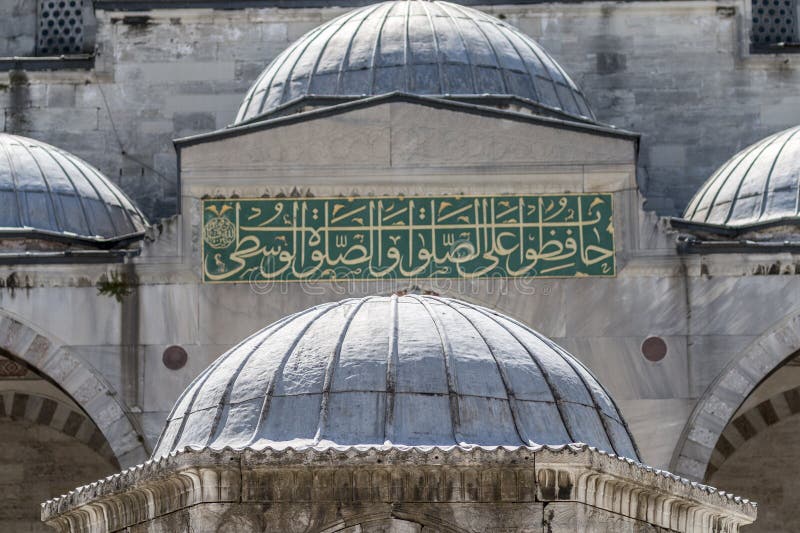 Turkey - Istanbul - Blue Mosque Domes - Rows of Iconic Ottoman Domes ...
