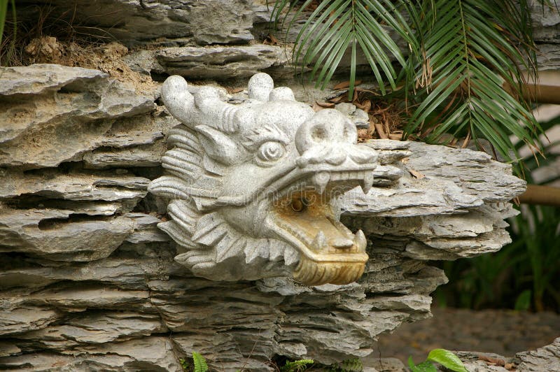 Stone dragon stock image. Image of park, chinese, legend - 4992965