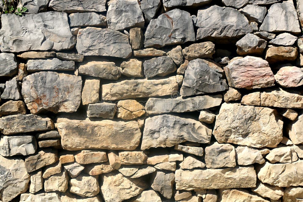 Stone Drywall stock photo. Image of architecture, stone - 90457884