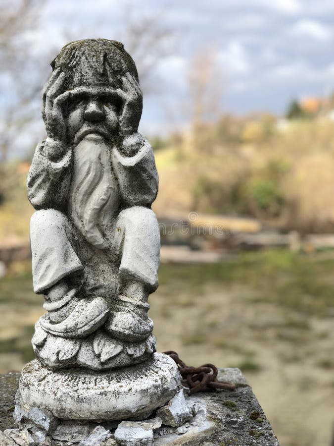 Stone dwarf stock image. Image of statue, dwarf, ouch - 112435055