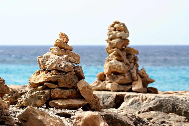 Stone dwarves in mallorca stock photo. Image of religious - 54065082