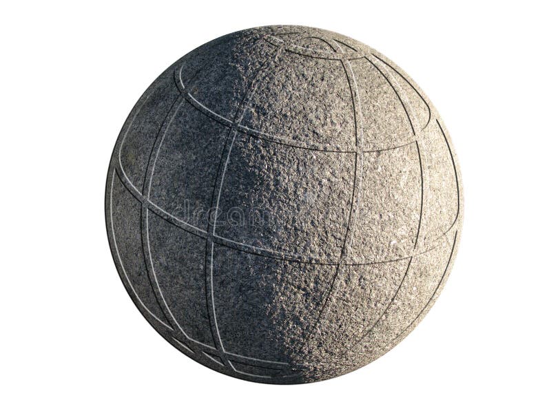 Stone sphere stock image. Image of cave, stone, room - 23676763